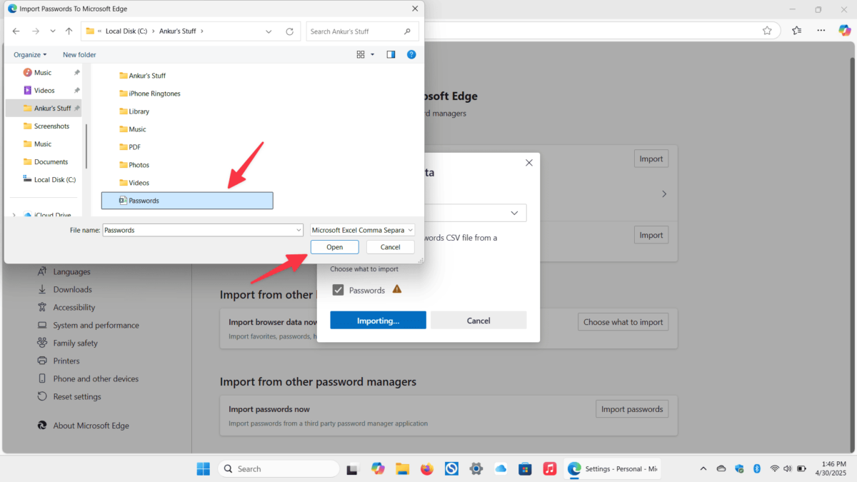 How to export Apple iCloud passwords to Chrome, Edge, or Firefox
