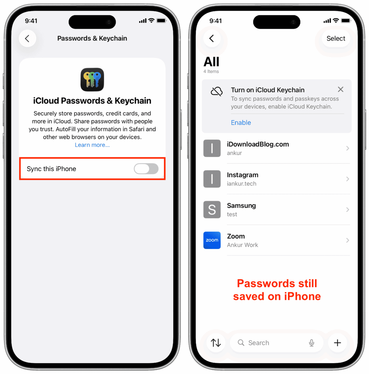 How to set up, use, or turn off iCloud Keychain on iOS and Mac